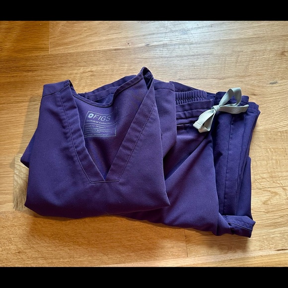 Figs | Tops | Figs Purple Scrub Set | Poshmark